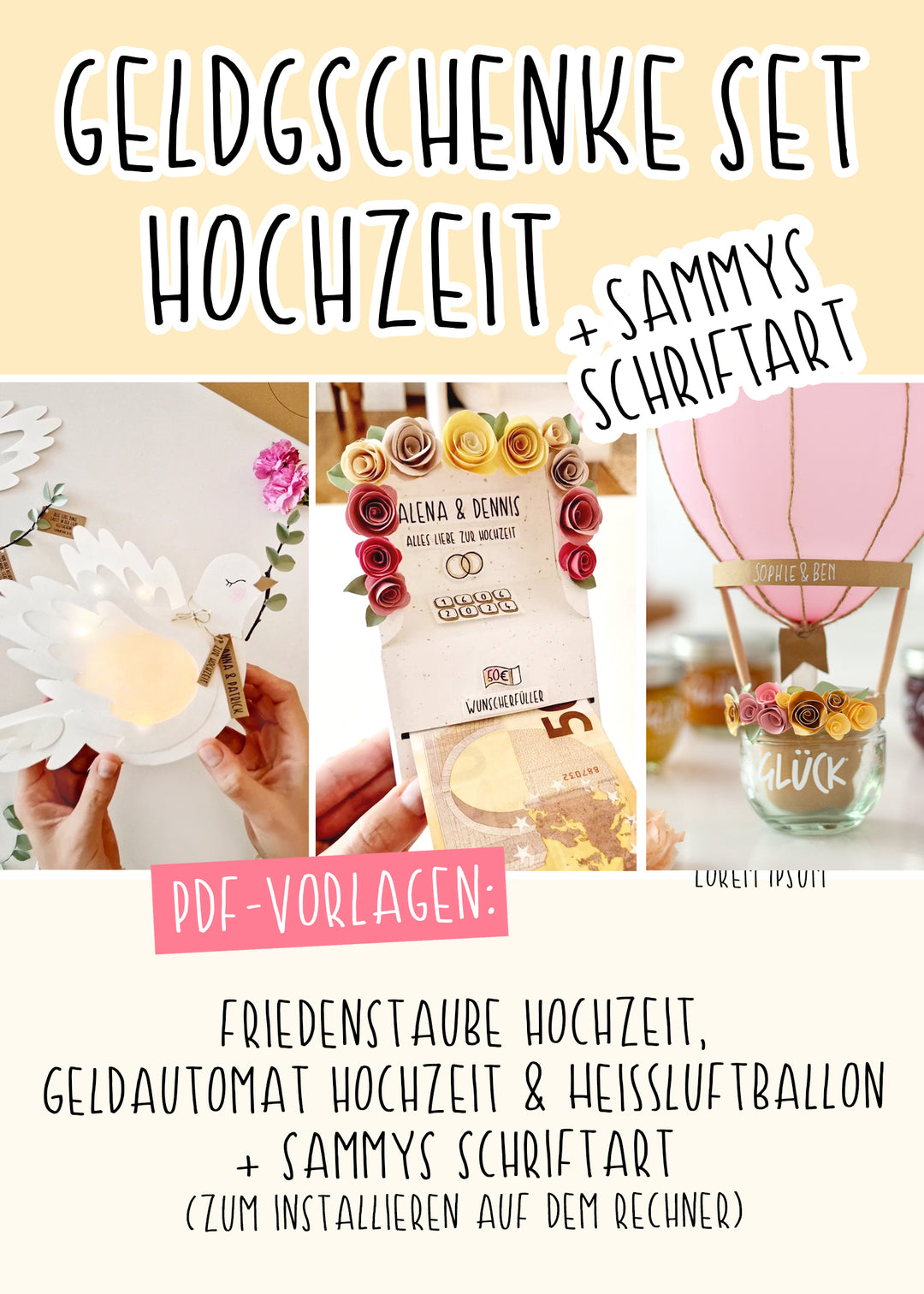 Geldgeschenk-Sets – Sammydemmy
